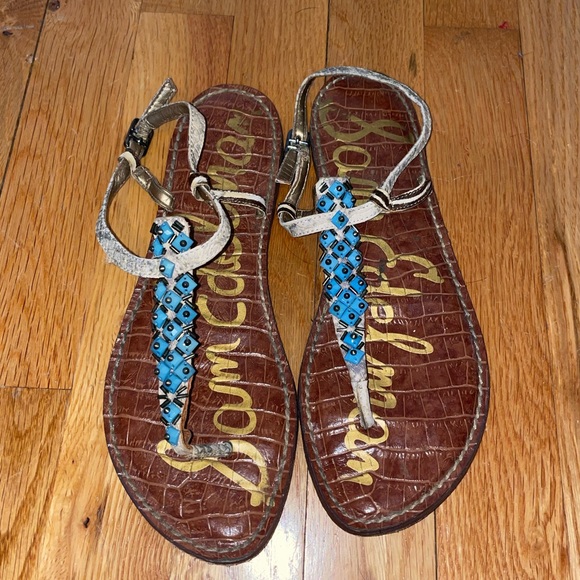 Sam Edelman | Shoes | Sam Edelman Gigi Thong Sandal With Beads | Poshmark